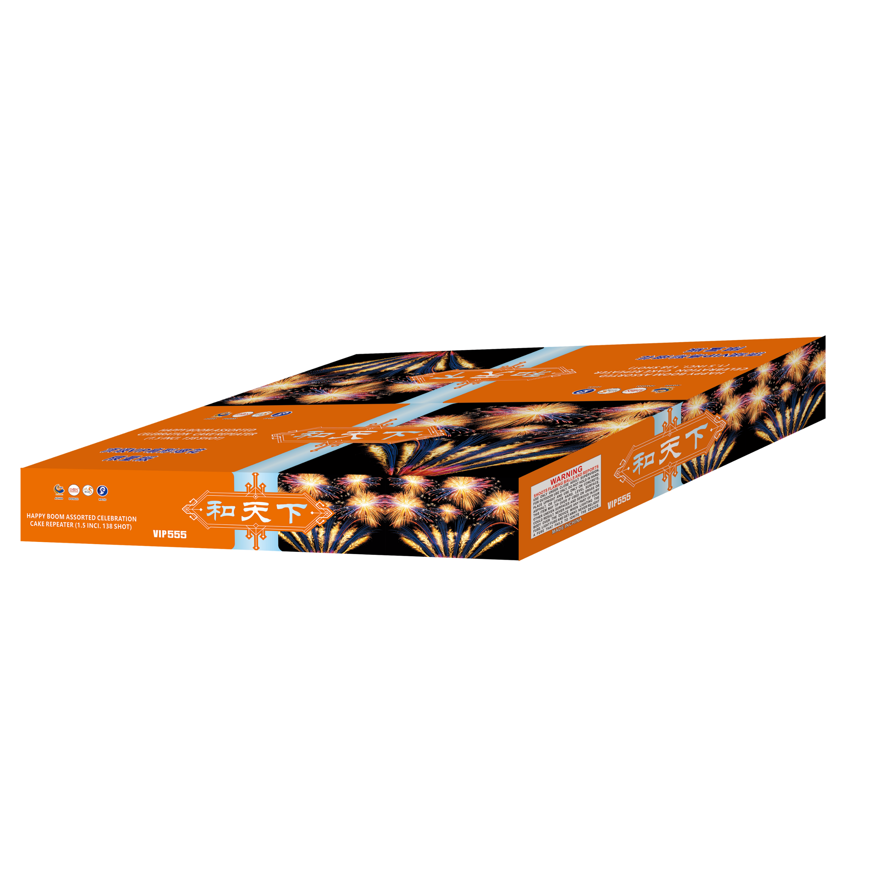 (V4) VIP 555 Fan Cake (3D) – KLM Fireworks